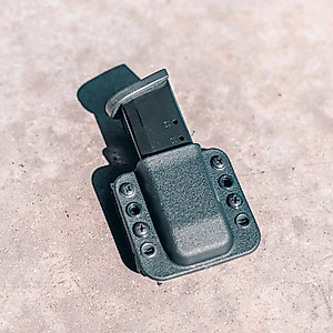 OWB Single Mag Pouch for Springfield XD in 9mm or .40, Glock 43X & 48, Sig P320, & More - USA Made - Total Eclipse Single Mag Pouch by Blade-Tech Holsters