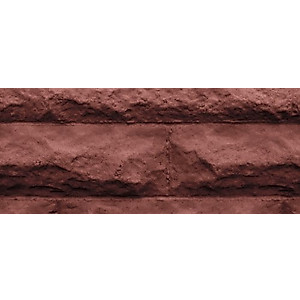 Good Ideas GW-STW024-RED Wizard 2 Foot Stone Red Brick Wall,Garden Border