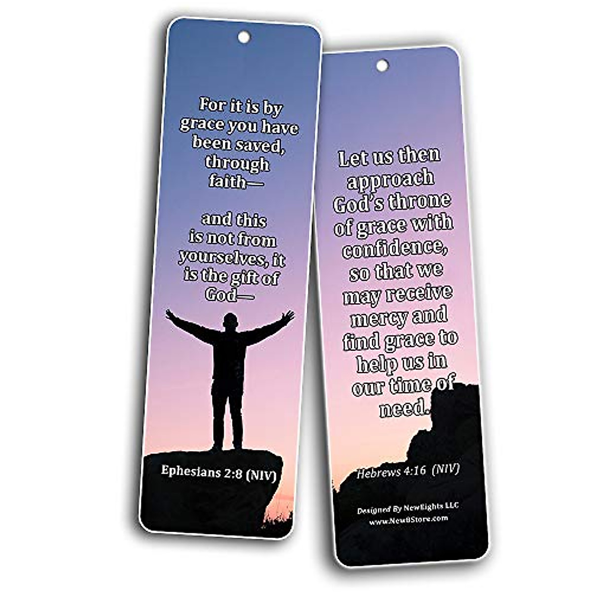 Bookmarks for Bible Verses About Grace NIV (30 Pack) - Handy Reminder Book Marker About God’s Grace