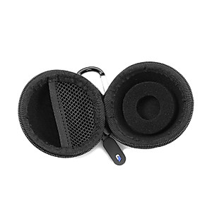 CASEMATIX Clip-on Phone Microphones Travel Case Compatible with Zoom iQ7, iQ6, Mounted Zoom XYH5 Stereo Microphone Capsule and More, Case Only