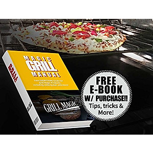 3 Pack Non-Stick Heavy Duty Oven Liners Set by Grill Magic - Thick, Heat Resistant Fiberglass Mat - Easy to Clean, Reduce Spills, Stuck Foods & Clean Up - BPA Free Kitchen Friendly Cooking Accessory