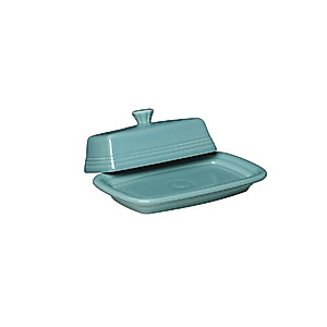 Fiesta Covered Butter Dish, X-Large, Turquoise