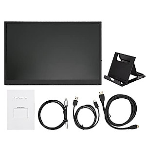 WWJ 13.1/15.4/17.1 Inch Portable Monitor Including Smart Case, 16:9 (Size : 15.4")