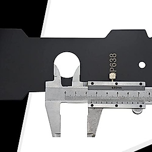 2-Pack 8-5/8'' Length, 1" Center Hole Blade 638006008 Edger Blade with Teeth Compatible with Ryobi - Fits RY13050 RY13050A RY15518 RY40030 (2)