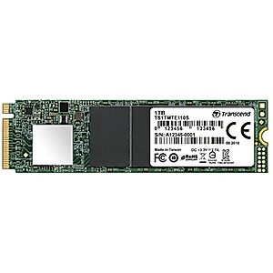 Transcend TS1TMTE110S 1TB M.2 NVMe PCIe Gen3x4 MTE110S SSD Internal Solid State Drive