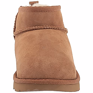 UGG Girls Kids' Classic Ultra Mini Fashion Boot, Chestnut, 5 Big