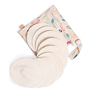 Kindred Bravely Fearless Leakproof Breast Pad 4-Pack & Organic Washable Breast Pads 10-Pack Bundle