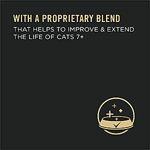 Purina Pro Plan Grain Free Senior Wet Cat Food Pate, SENIOR Adult 7+ Prime Plus Chicken Entree - (Pack of 24) 3 oz. Pull-Top Cans