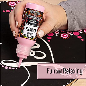 FolkArt, Pink Nectar Acrylic 2 fl oz Vibrant Multi-Surface Dot Paint Perfect for Easy to Apply DIY Arts and Crafts, 12038