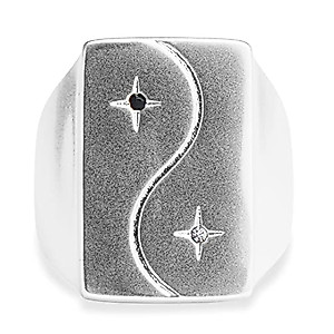 Lucky Brand Yin Yang Signet Ring