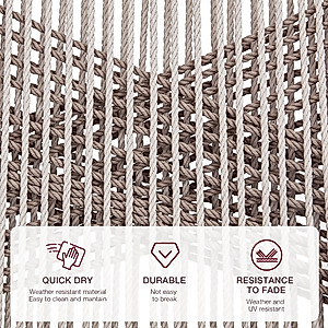 GarveeLife Outdoor Bar Stools - Set of 2 Counter Height Chairs with Back, All-Weather Design, Chic Ergonomics, Robust Aluminum Frame, Cushions Included, Easy Assembly for Patio and Garden, Dark Grey