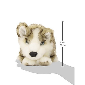 Folkmanis Wolf Pup Hand Puppet, Gray, White, Black, 1 EA