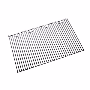 LS'BABQ Replace Parts 4-Pack Stainless Steel BBQ Grill Grates for Bull Most Models 19.25" x 7.5" OEM 16517，Steer Premium 69008,69009, Lonestar Select 87048,87049, 7 Burner Premium 18248,18249