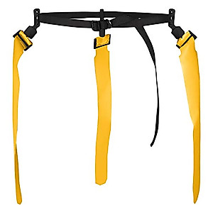 CHAMPRO Quick Down Pop Flag Belt, Gold, Individual