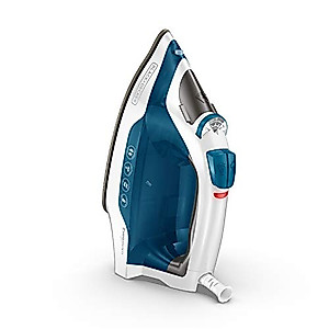 BLACK+DECKER Easy Steam Compact Iron, IR06V, Dual Position Cord, TrueGlide Non-Stick Soleplate, Vertical Steam, SmartSteam