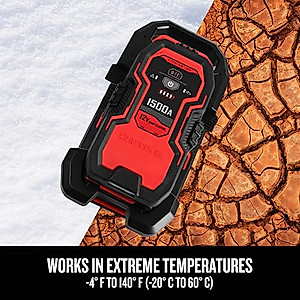 CRAFTSMAN 3-in-1 Lithium Jump Starter and Portable Power Pack, CMXCESM264 1500 Peak Amps, 12 Volts, 8.0L Gas, 4.5L Diesel Engines, for Motorcycles, Cars, SUV, Truck, and Boat Batteries