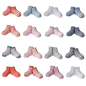 Little Me Baby Girl Socks, 16 Pairs, Multi, 0-24 Months