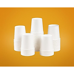 Rupert and Jeoffrey's Trading Co. Paper Cups Disposable, Hot Coffee Cups (50, 4 oz.)