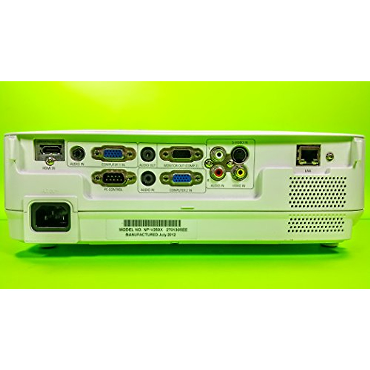 NEC 2600-lumen High-Brightness Mobile Projector (NP-V260X)