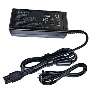 UpBright 2-Prong 24V AC/DC Adapter Compatible with Miko YOISHO MMF-01C MMF-O1C MMF01C Shiatsu Foot Calf Ankle Massager Deep Kneading Heat Therapy Rolling Massage 24VDC 2A Power Supply Cord Charger PSU
