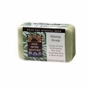 One With Nature Peppermint Dead Sea Mineral Soap, 7 Ounce Bar