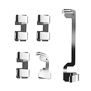 Battery Compartment Contact Piece Compatible with FLUKE 187 Multimeter Battery Contact Plate Replacement Parts (Silver)