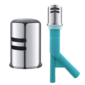 Dishwasher Air Gap (# 72020 - Chrome Kit) | Aftermarket Replacement Compatible with All Major Brands – Durable Chrome and Plastic – Evo Dyne