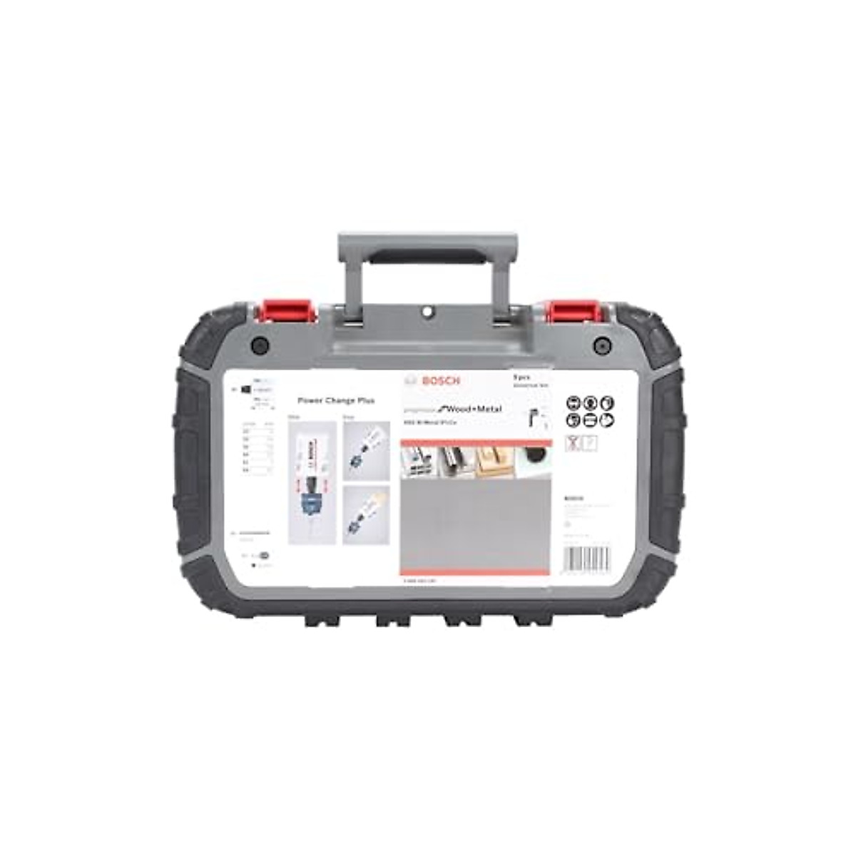 Bosch Professional 2608594187 9-Piece Hole Saw Progressor for Wood & Metal Set (for Electricians, Drill Accessories), Colour, Size