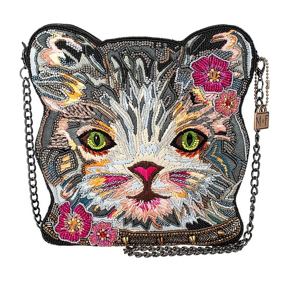 Mary Frances Cattitude Crossbody Handbag