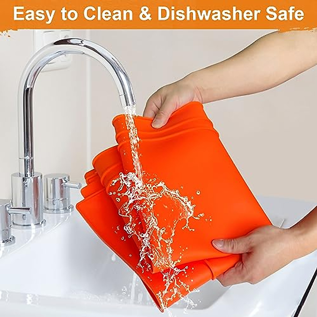 MDSTREE 36" Griddle Mat Silicone for Blackstone, Food Grade Silicone Mat, Customizable Size 36", 28",22", Protect Griddle from Rodents, Insects, Debris, and Rust, All Season Protective Cover