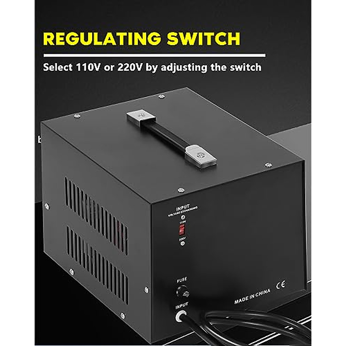 Voltage Converter Transformer 5000W Watt Heavy Duty Step Up/Down 110V to 220V Home Commercial Voltage Converter