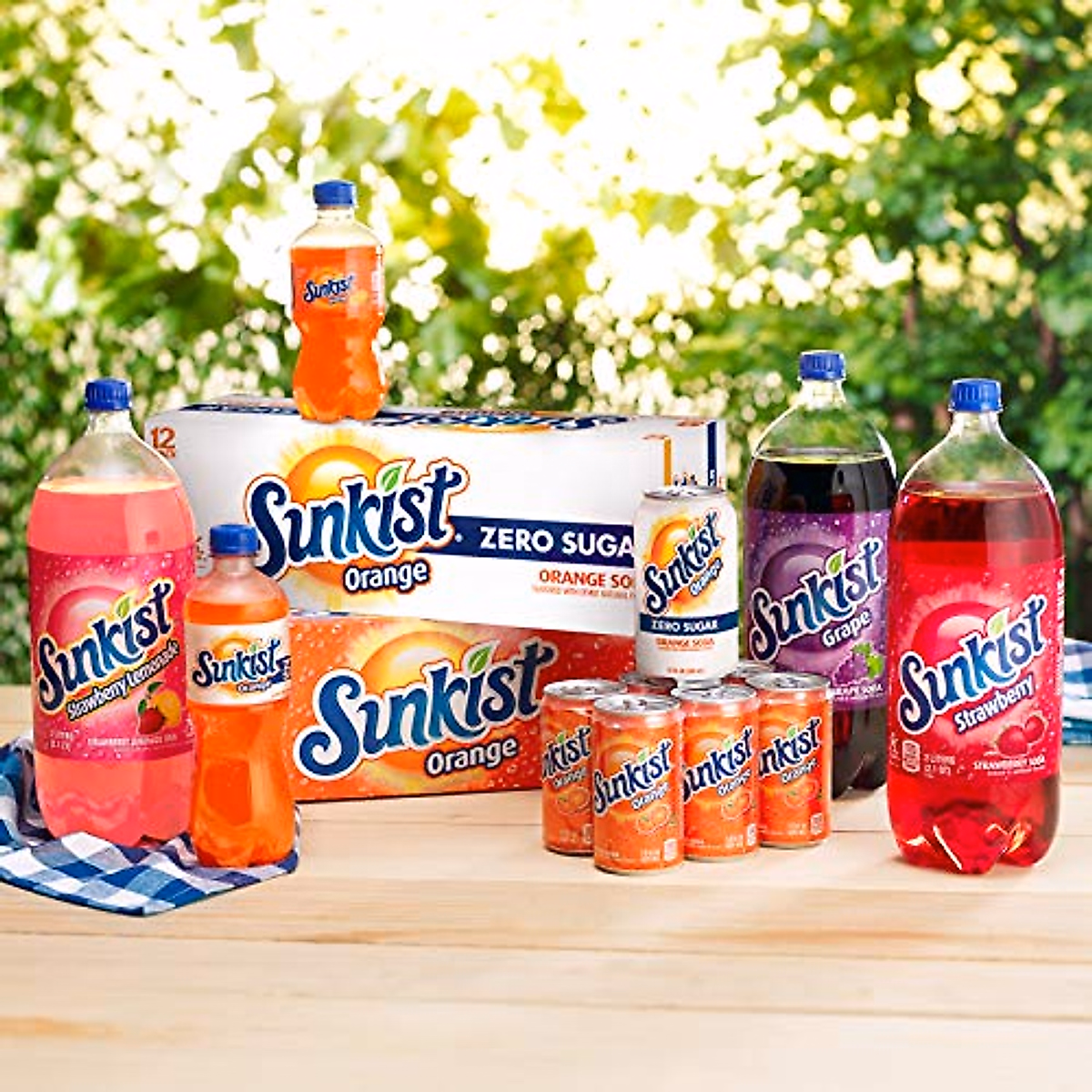 Sunkist Orange Soda, 12 Fluid Ounce Can, 12 Count