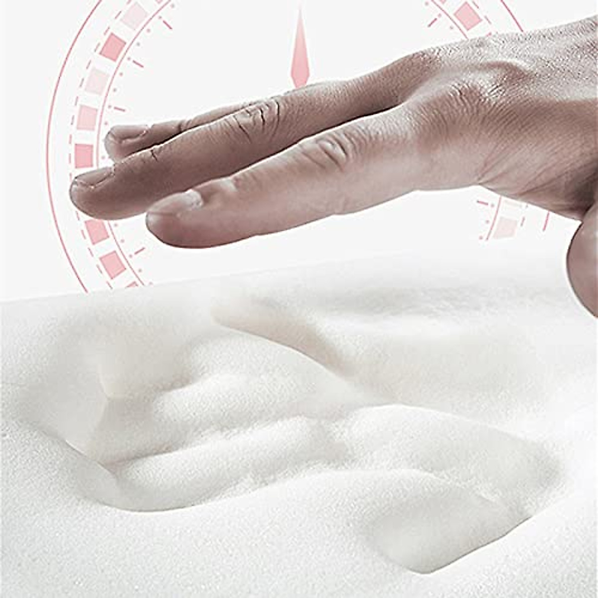 KIFRAL Neck Pillow Electric Massage Lumbar Pad Lumbar Support Car Seat Memory Foam Headrest Pillow Backrest Pillow Neck Pillow Drive (Color : Black)