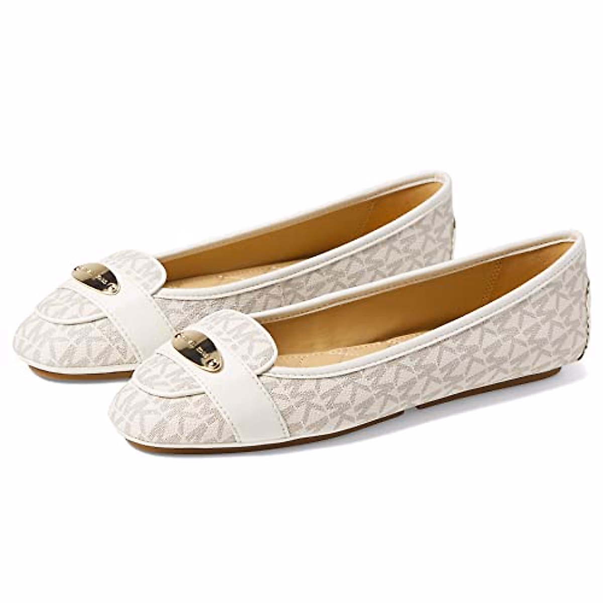 Michael Kors Women's Moccasin Espadrille Wedge Sandal, Vanilla, 12