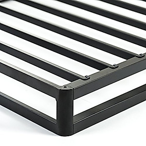 ZINUS Quick Lock Metal Smart Box Spring / 4 Inch Mattress Foundation / Strong Metal Structure / Easy Assembly, Queen White