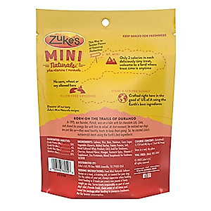 Zuke’s Mini Naturals Soft Dog Treats for Training, Soft and Chewy Dog Training Treats with Salmon Recipe