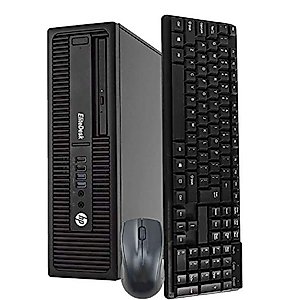 HP 800 G1 SFF Computer Desktop PC, Intel Core i7 3.4GHz Processor, 16GB Ram, 512GB M.2 SSD,Wireless Keyboard & Mouse, WiFi | Bluetooth, Microsoft Office 365, Windows 10 Professional (Renewed)