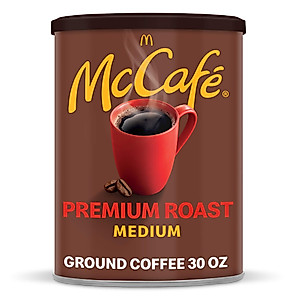 McCafe Premium Roast, Medium Roast Ground Coffee, 30 oz Canister