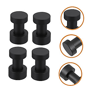 DOITOOL 4pcs Brass Robe Hook Bathroom Wall Hooks Wall Coat Hooks Hanger Bathroom Robe Hooks Robe Mount Hats Hooks Bath Towel Stainless Steel Hooks Hanging Hooks Key Holder Scarf