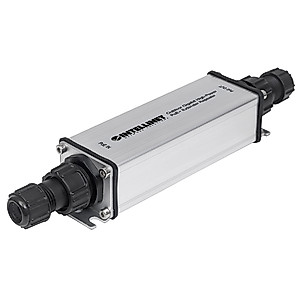 Intellinet Outdoor Gigabit PoE+ Extender Repeater – POE IP65 Rating – 25W Power Budget via Cat5e Cat6 RJ45 Ethernet Network Cables, Daisy-Chain – 3 Yr Mfg Warranty – 561211