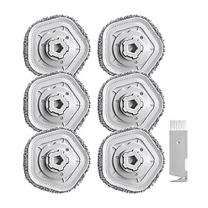 Sweeper Vacuum, Accessories/spare parts 2X Mop Pad Spare Accessories/spare parts Parts/accessories for vacuum Compatible For Xiaomi Parts/accessories for vacuum Compatible For Dreame Bot W10 & W10 Pro