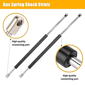 2 Pcs Gas Struts 24 Inch 150 lbs Prop Shock Lift Springs Rod Struts Dual Stroke Heavy Duty for Heavy-Duty Floor Hatch Truck Tonneau Cover Lift Supports Window Lift Support