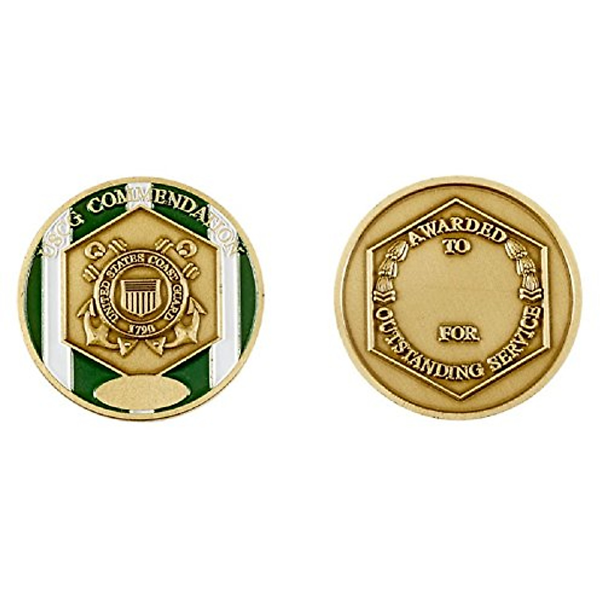 US Coast Guard Commendation Challenge Coin