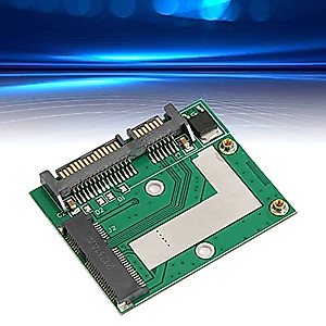 BOTEGRA MSATA SSD to 2.5in SATA Card, Mini Pcie SSD Adapter 6.0 Gbps PCB Durable Simple Operation Driver Free for Laptop