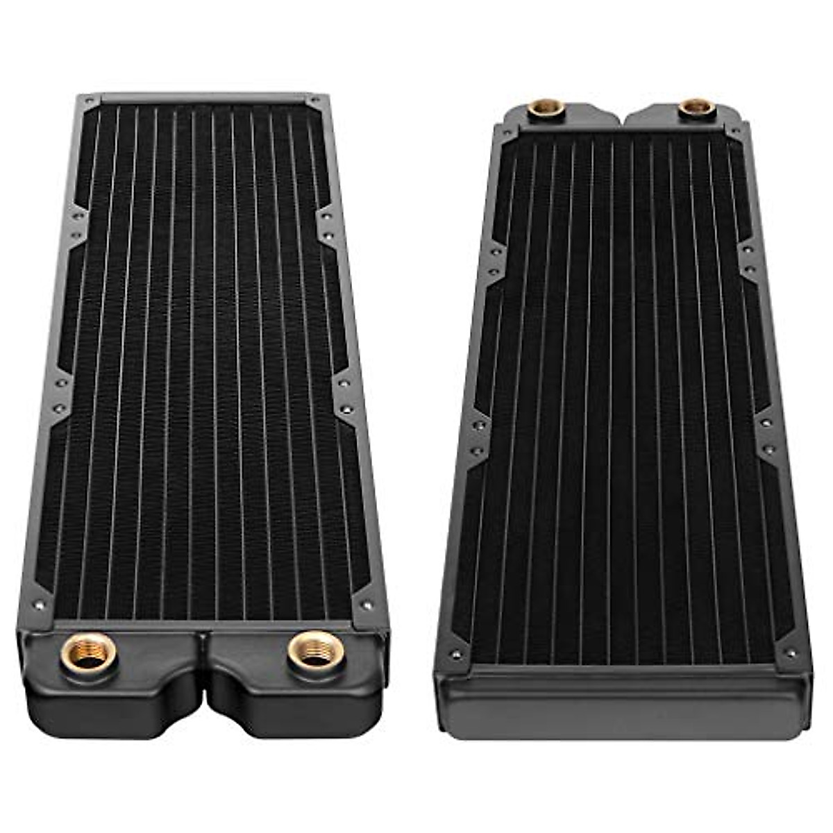 Thermaltake Pacific DIY Liquid Cooling System C360 27mm Thick High-Density Fins Single-Row Copper Tubes Copper Radiator CL-W228-CU00BL-A