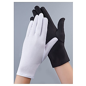 DAZCOS MCYT Ranboo Cosplay Black and White Mask Gloves Adjustable Face Cover Washable (black and white)