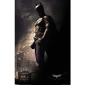 Trends International DC Comics Movie - The Dark Knight - Batman In The Shadows Wall Poster, 22.375" x 34", Unframed Version