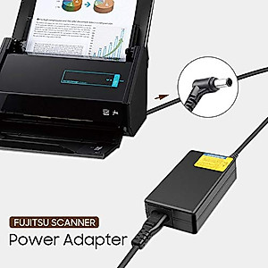 TAIFU AC Adapter Charger for 16V Fujitsu ScanSnap iX500, iX500 Deluxe, iX500 Deluxe Bundle Duplex Desk Scanner Mac PC P/N: PA03656-B305 PA03656-B005 PA03656-B015 PA03656-B205 Power Supply PSU Mains
