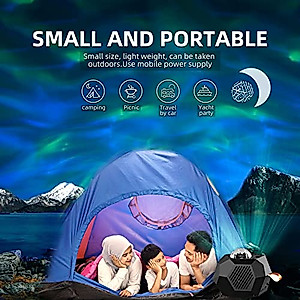 Equantu Galaxy Projector Quran Speaker - Quran Moon Projector Night Light SQ959