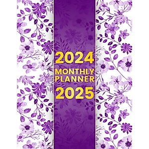 2024 2025 Monthly Planner: Two Year Calendar Daily and Monthly Schedule Organizer 24 Months from January 2024 through December 2025